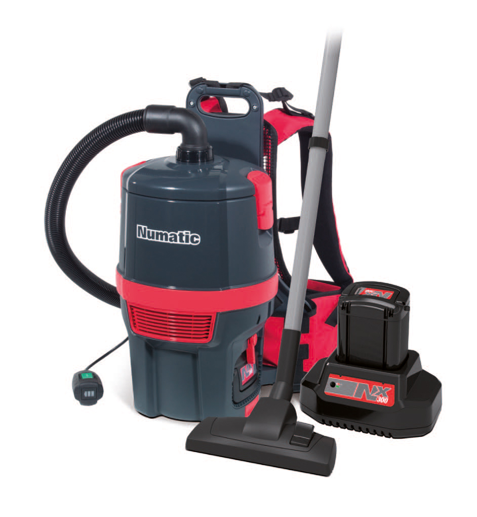Aspirateur poussière dorsal à batterie RSB150 NX 3L 1 moteur NUMATIC ...