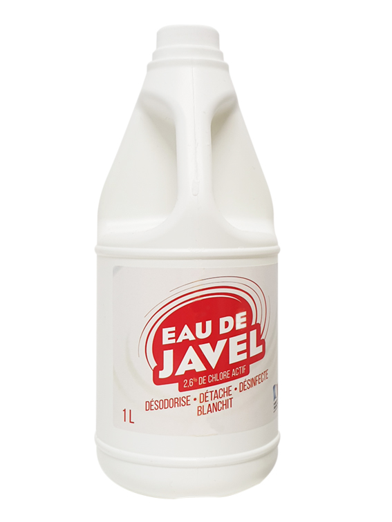 EAU DE JAVEL 9°-2.6% CHL Flacon 1L | Boutique Eyrein Industrie