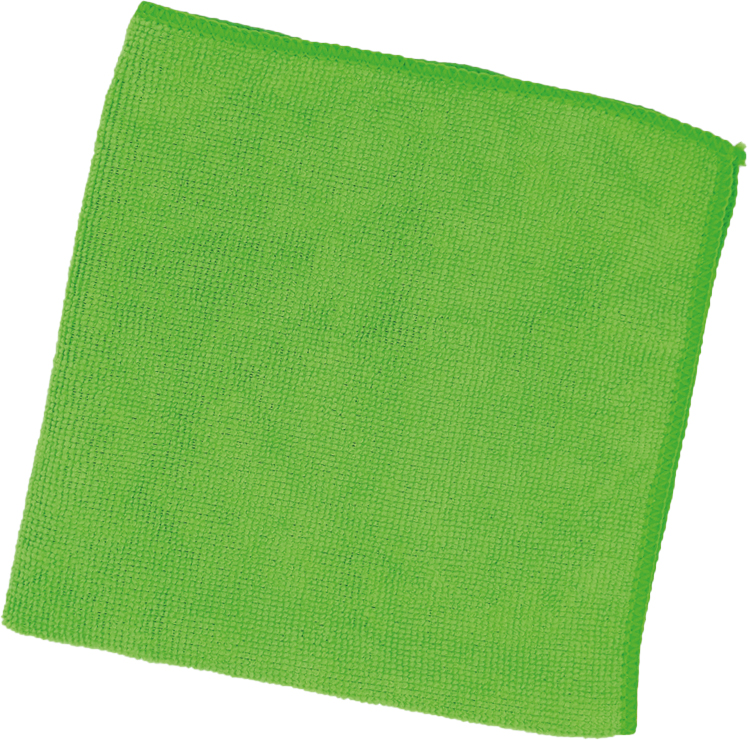 Lavette microfibre - vert - 38x38 cm LG l'unité | Boutique Eyrein Industrie