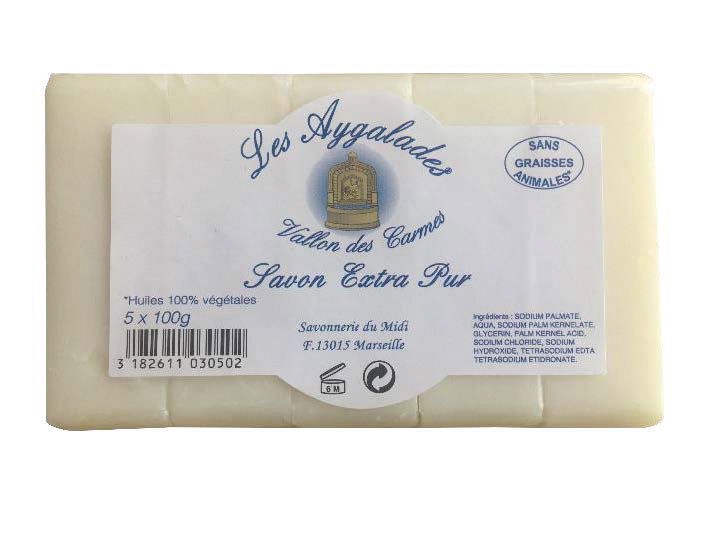 Savons de Marseille 100g les 5 | Boutique Eyrein Industrie
