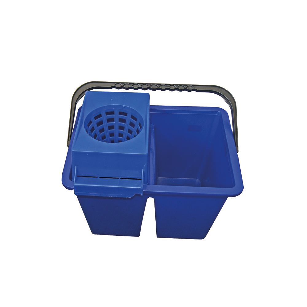 Seau bibac rectangle avec essoreur 2x7L l'unité | Boutique Eyrein Industrie